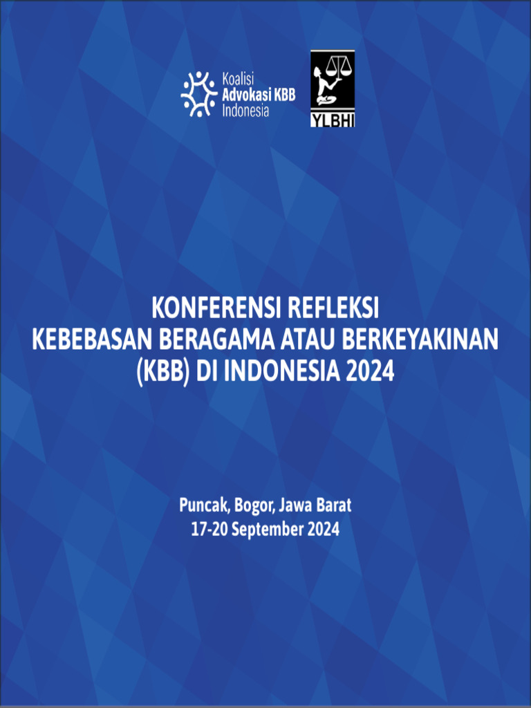 Booklet Konferensi KBB 2024 | PDF