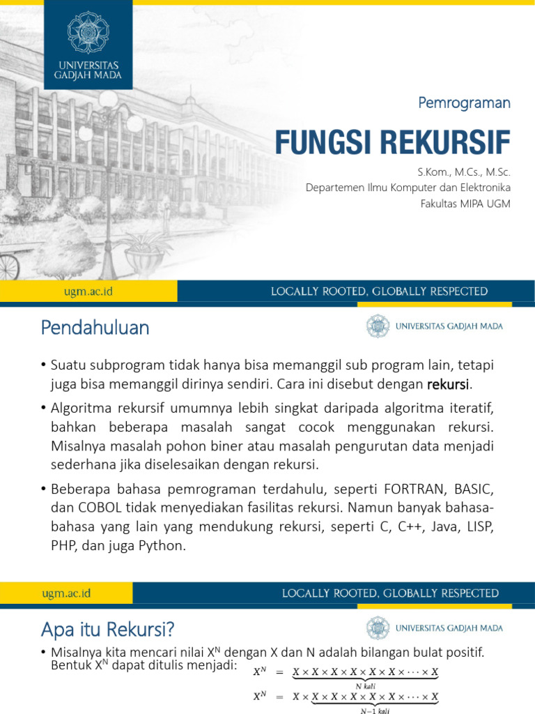 9 Fungsi Rekursif | PDF