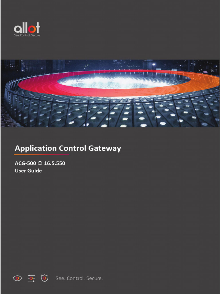 ACG-500 User Guide 16.5.550 | PDF