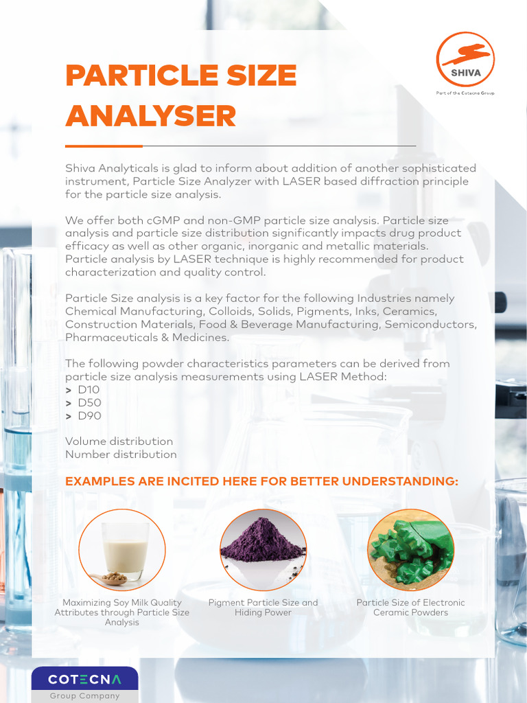 Particle Size Analysis - Shiva | PDF