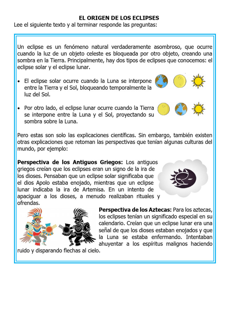 Anexos Semana 4 | PDF | Eclipse | Ciencias sociales