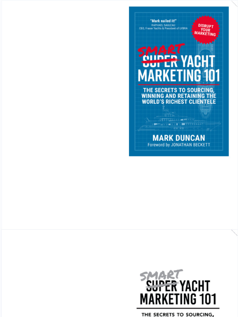 Smart Superyacht Marketing 101 PDF | PDF