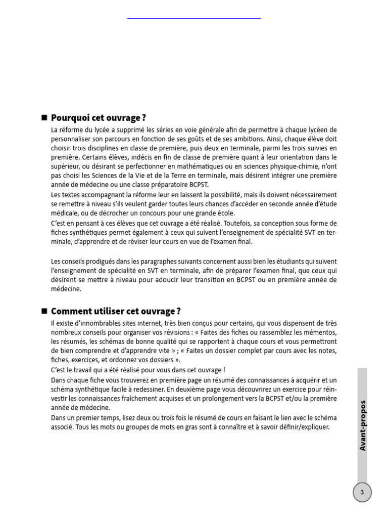 Avant-Propos: Pourquoi Cet Ouvrage ? | PDF