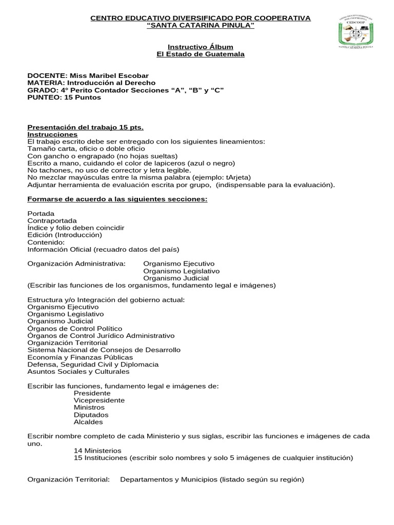 Instructivo Lbum | PDF