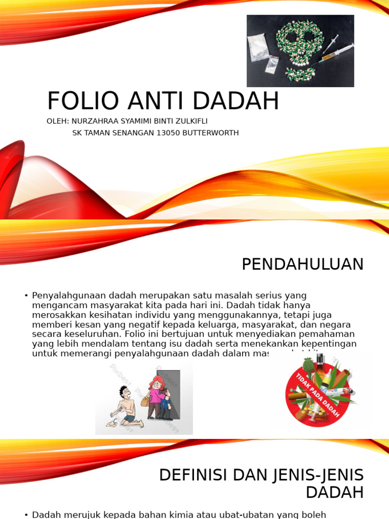 Folio Anti Dadah | PDF