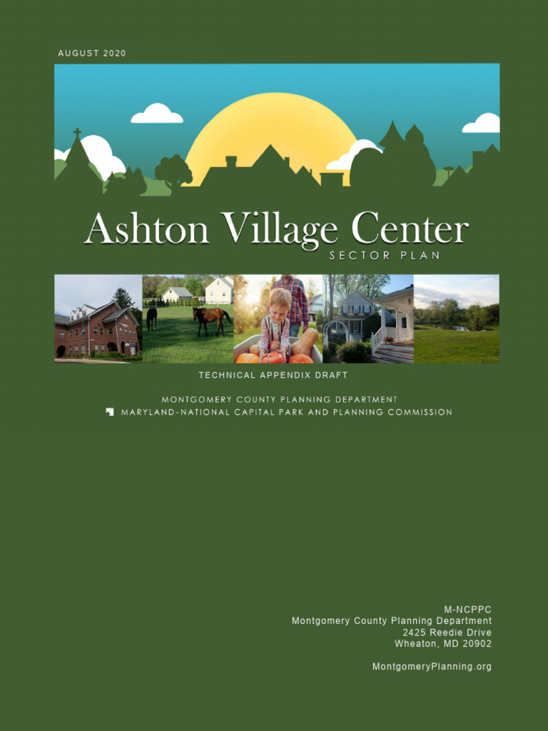 Ashton Village Center Sector Plan Technical Appendix Draft | PDF
