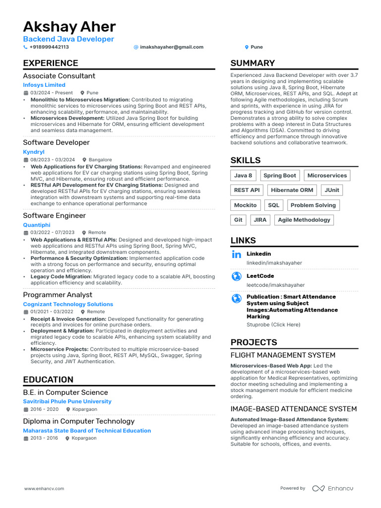 Akshay Aher Resume | PDF