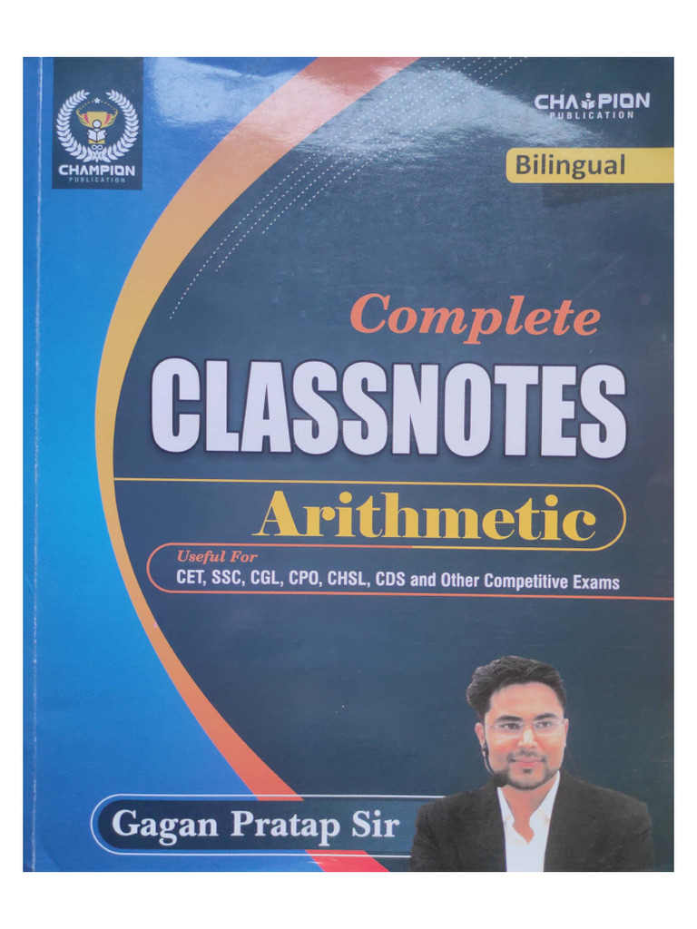 Arithmetic Class Notes Complete Book | PDF