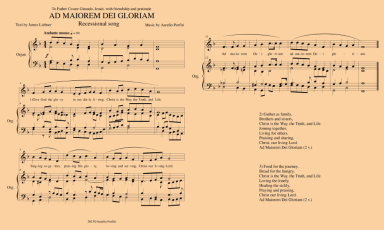 Ad Majorem Dei Gloriam | PDF