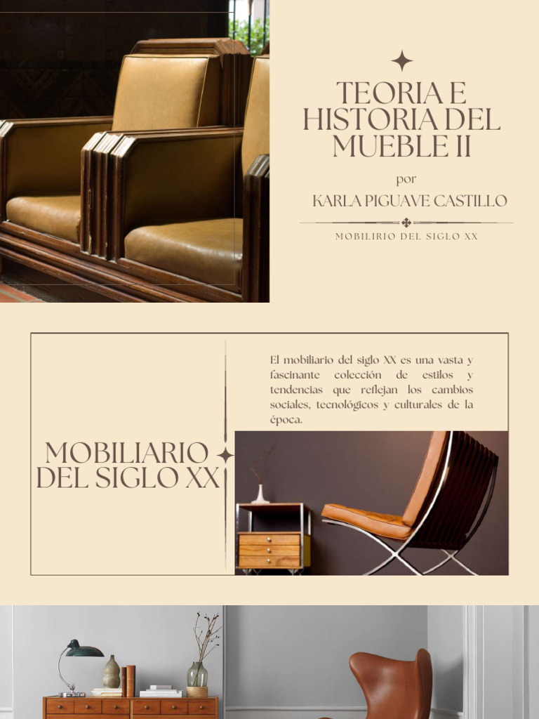 Teoria e Historia Del Mueble II Mobiliario Siglo XX - Compressed | PDF