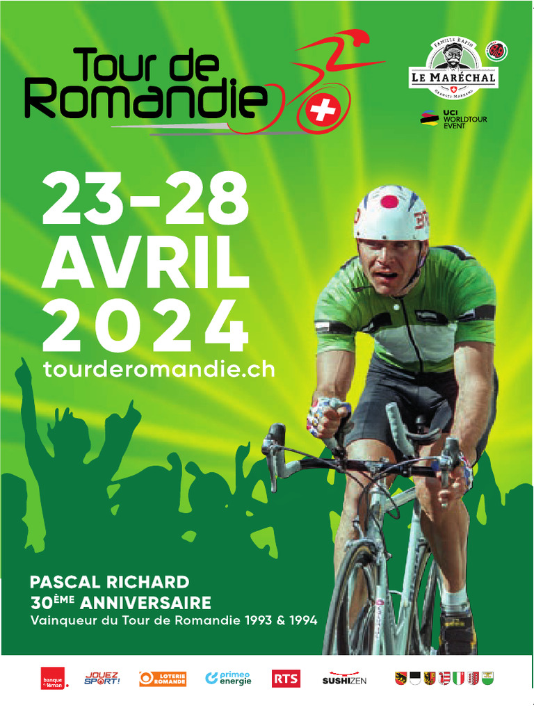 Programme Officiel 2024 Avec Compression TOUR ROMANDIA | PDF