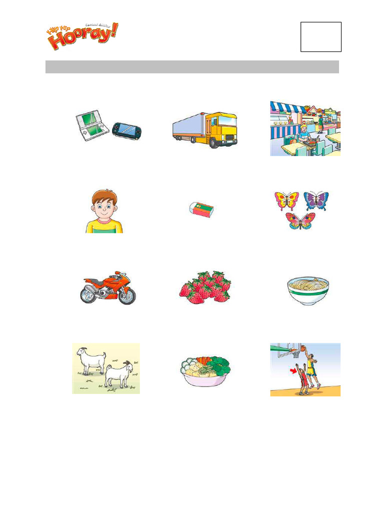 Hooray.1Final Test | PDF | Foods