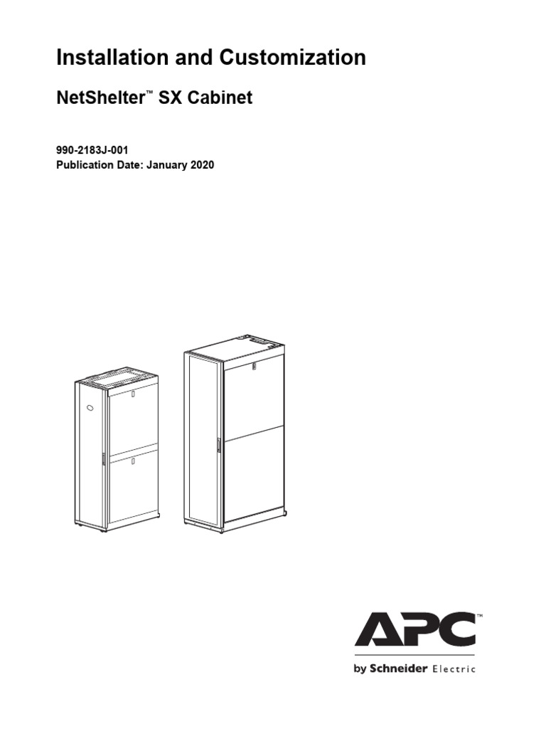 Installation and Customization: Netshelter SX Cabinet | PDF