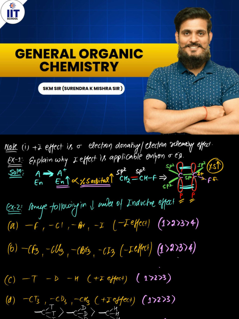 General Organic Chemistry - L-03 (Class Notes) - Orbital Diagram | PDF