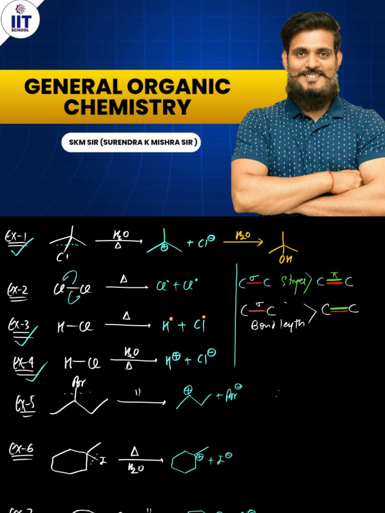 General Organic Chemistry - L-02 (Class Notes) - Inductive Effect | PDF