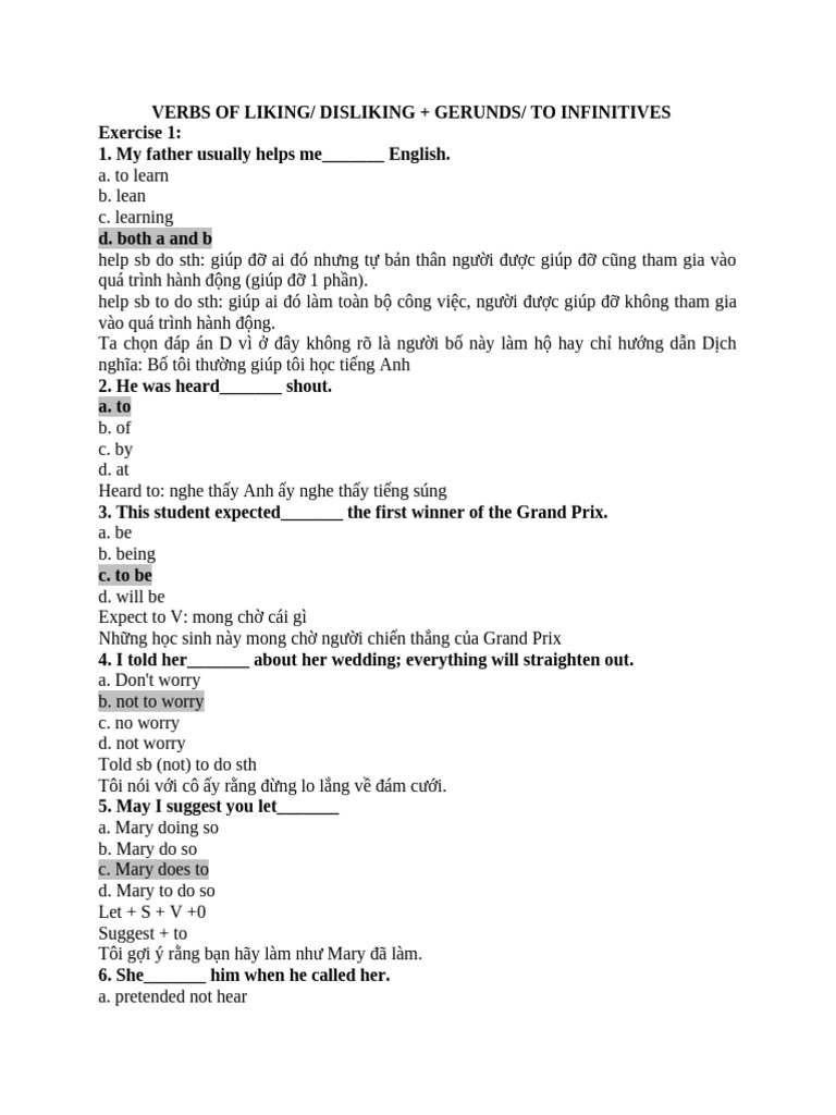 TO, V-ing (key) | PDF