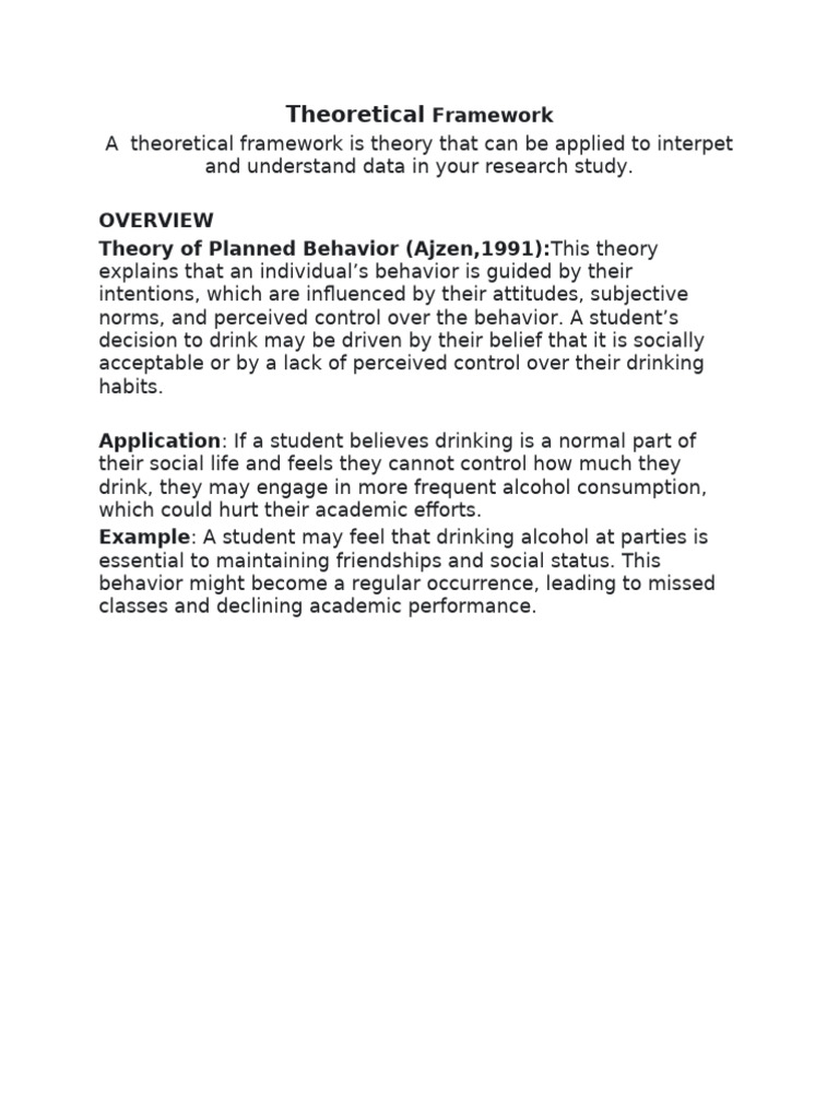 Theoretical Framework TVL B GROUP 5 | PDF