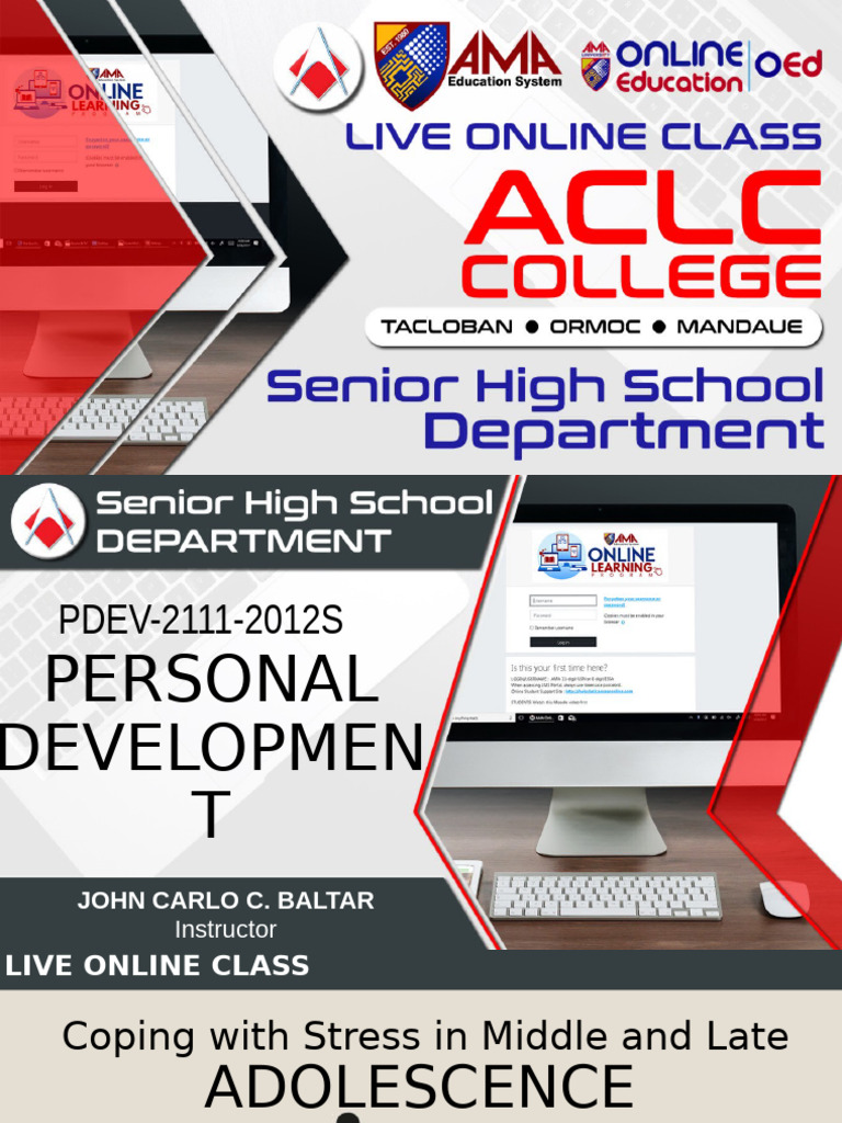 Coping With Stress In Middle And Late Adolescence Pdf