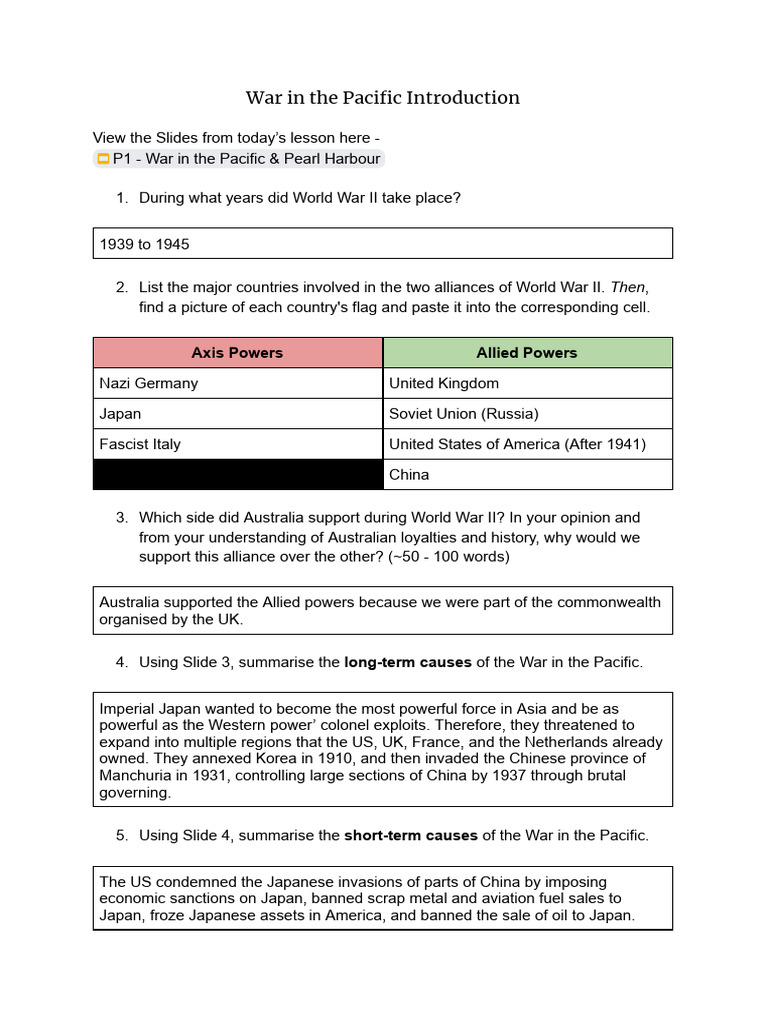 Causes and Impact of Pearl Harbor Attack | PDF | Attack On Pearl Harbor ...