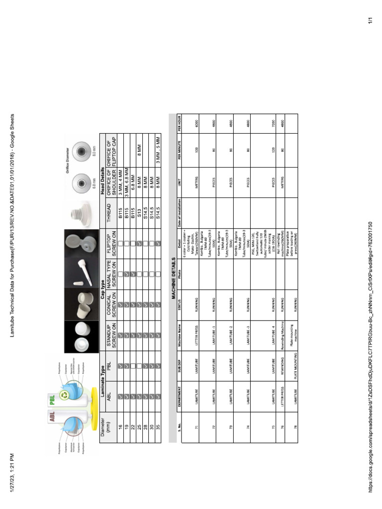 Lamitube details PRPack - Copy | PDF