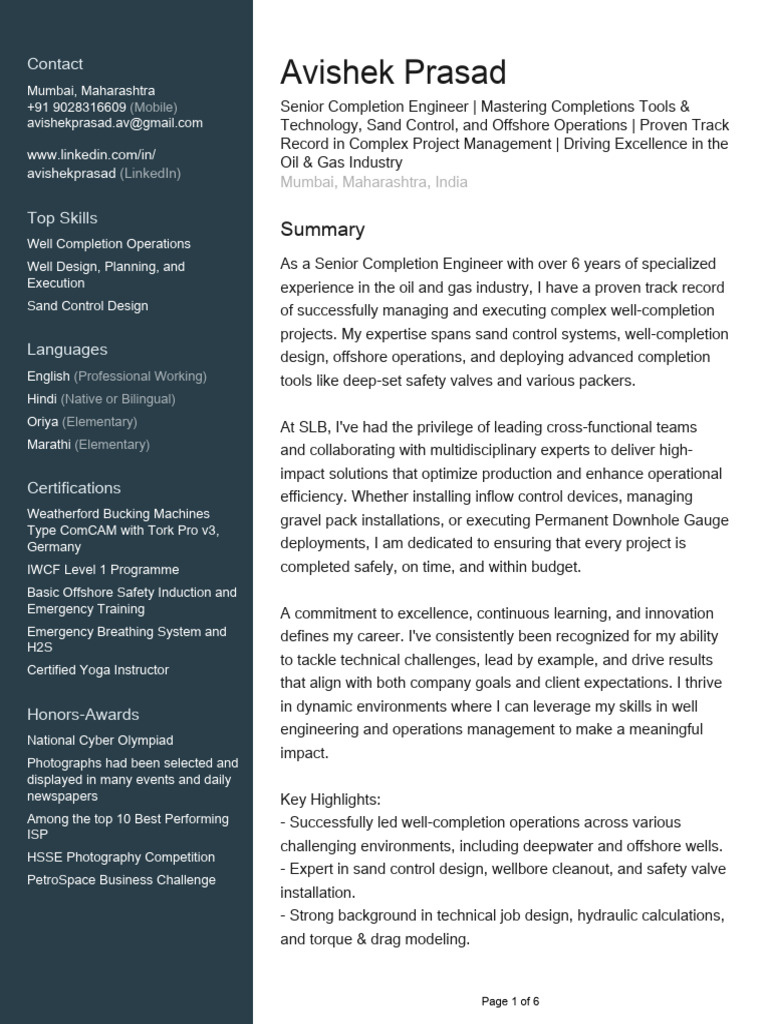 Avishek Prasad LinkedIn | PDF