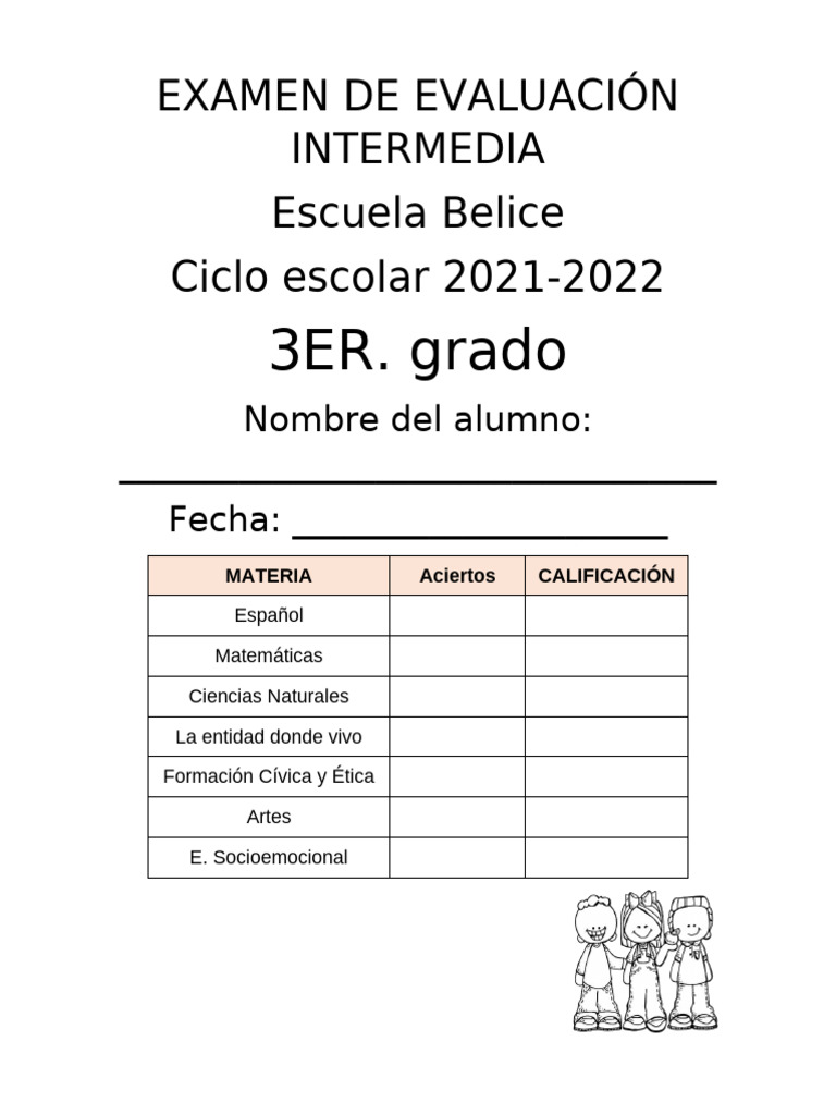 Examen de Evaluación Intermedia | PDF