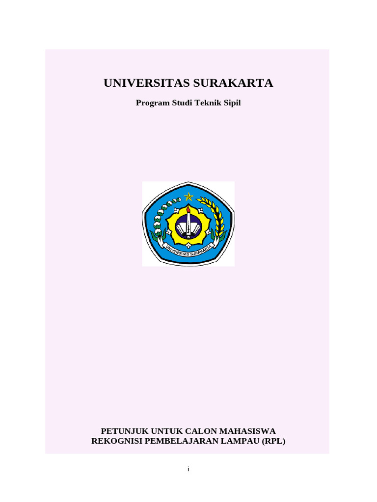 Form 1. - Formulir - Petunjuk - Untuk - Pemohon - RPL - Tipe - A ...