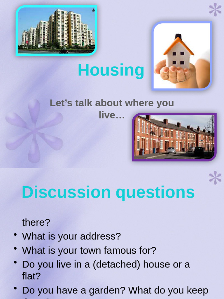 Housing Worksheet Templates Layouts 89963 | PDF