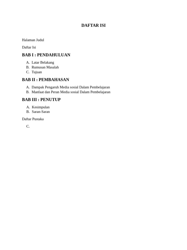 Daftar Is1 Othoy | PDF