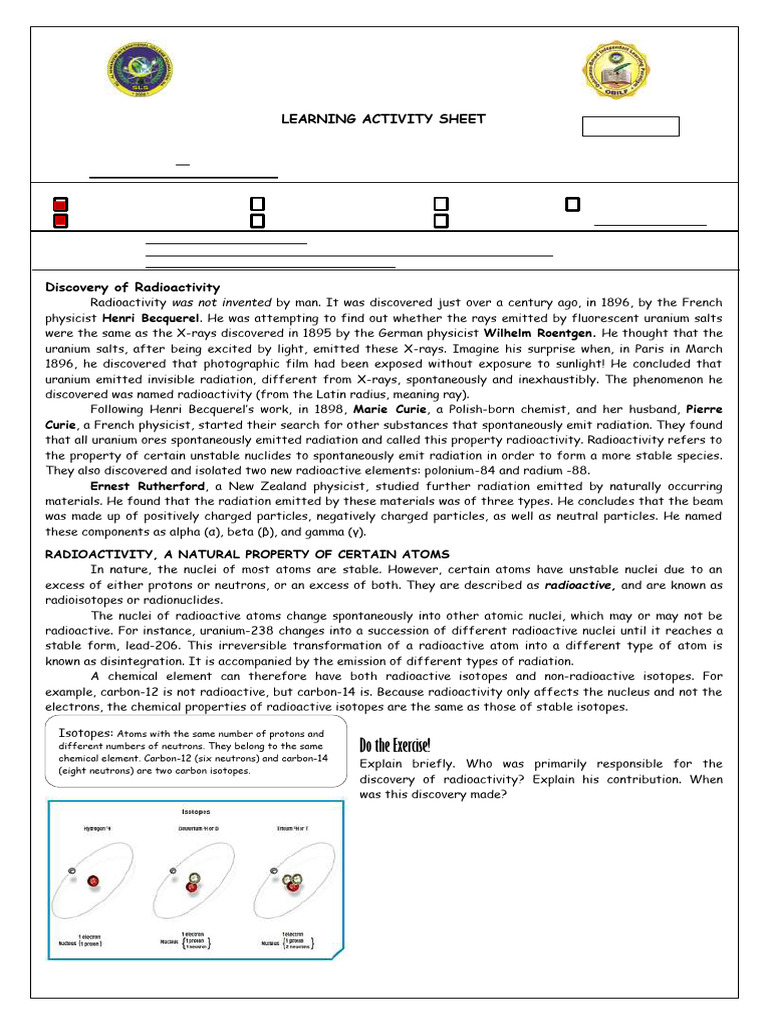 Chemistry G9 - MAYJUNE LAS (Week 18-20) (LAS 65-73) | PDF