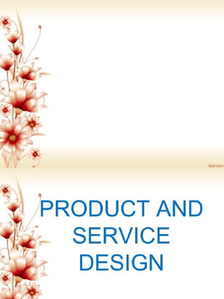 Product and Service Design 20240805 212029 | PDF