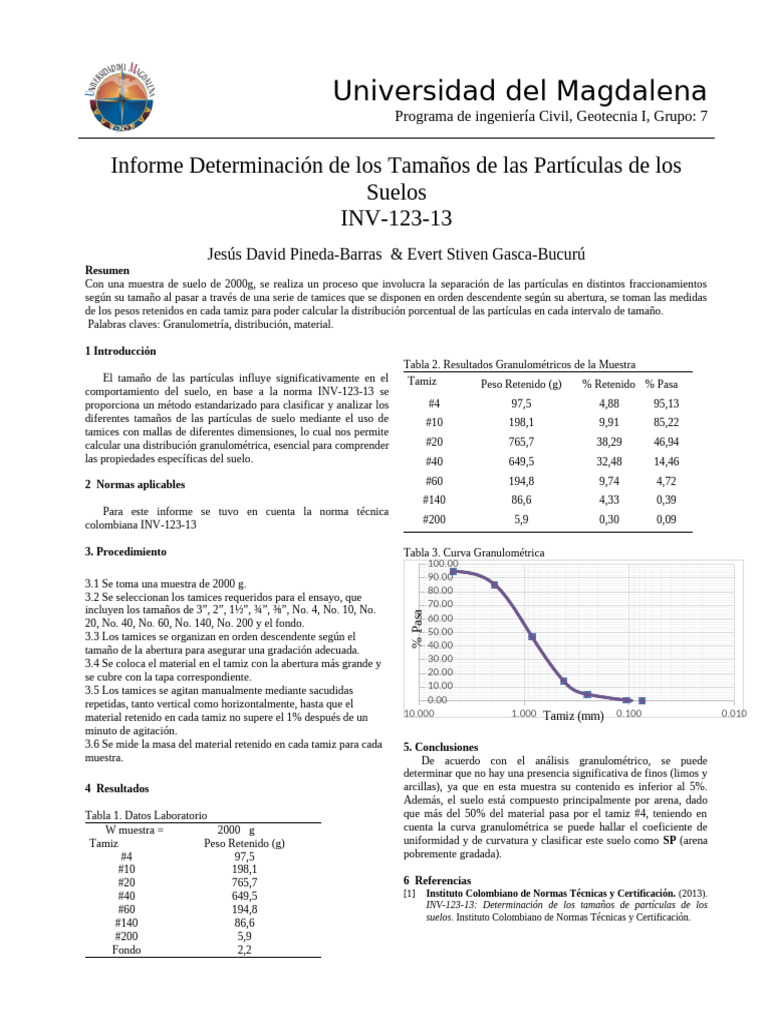 Informe INV-123-13 V2 | PDF