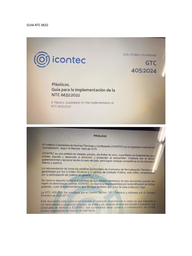 NTC 405 2024 Guia de La NTC 6632 | PDF