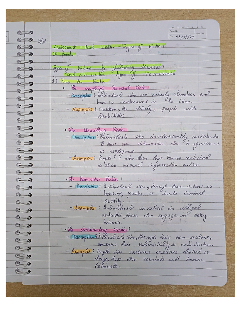 Types of Victims | PDF