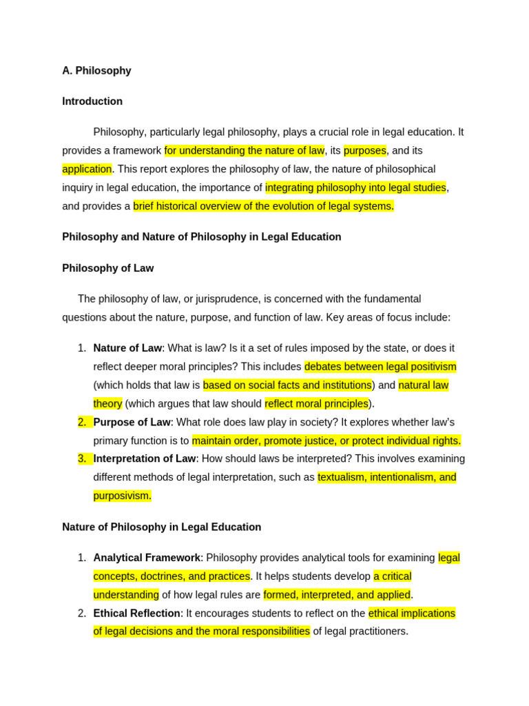 Philosophy Written Report - Highlighted | PDF