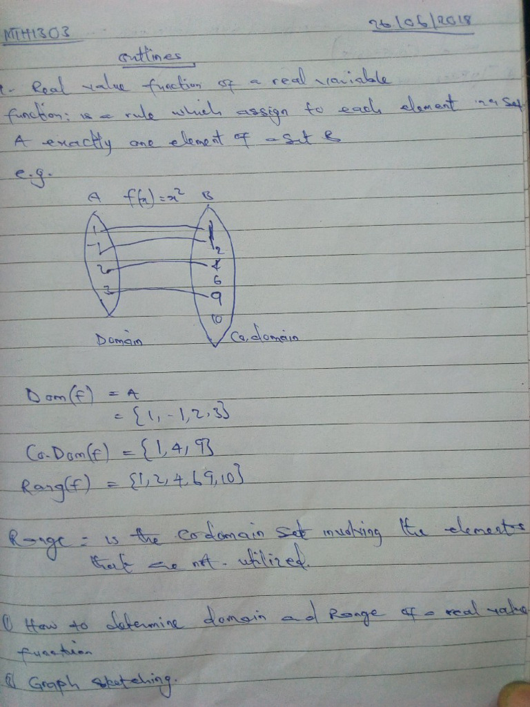 MTH1303 Comlete Note-1 | PDF