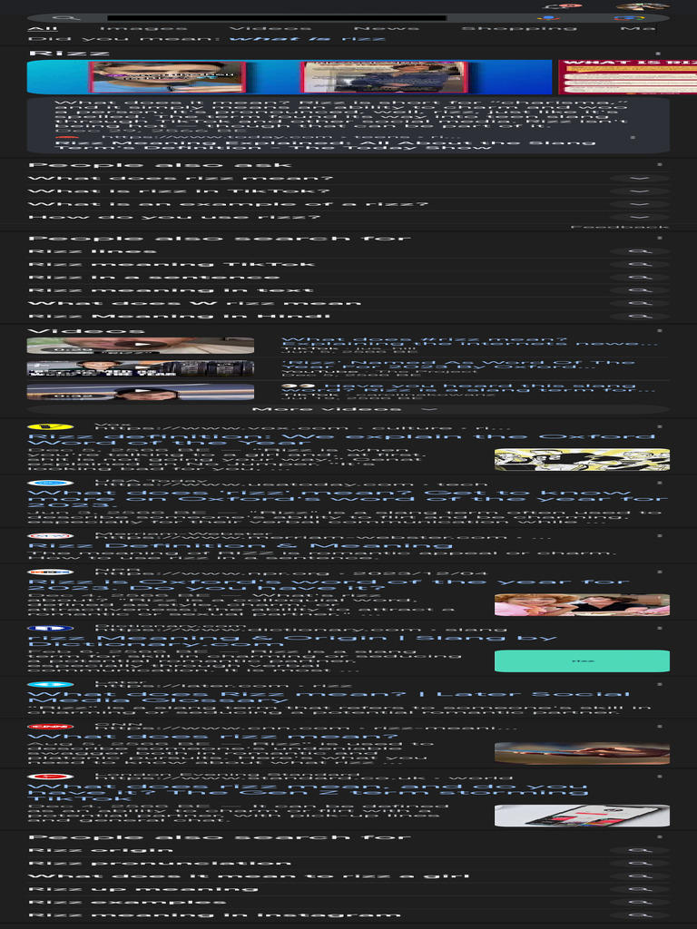 What's Rizz - Google Search | PDF