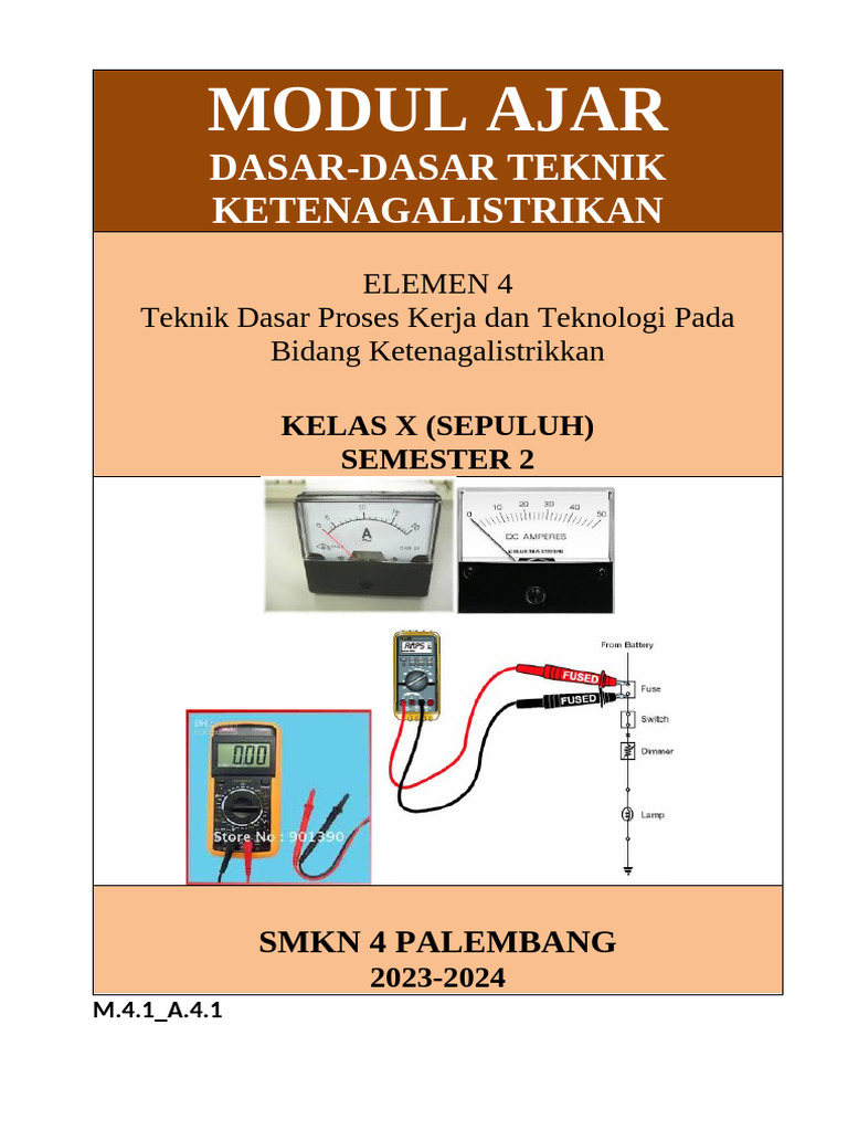 Elemen 4 - DDK - Proses Kerja Dan Teknologi Bid Ketenagalistrikkan | PDF