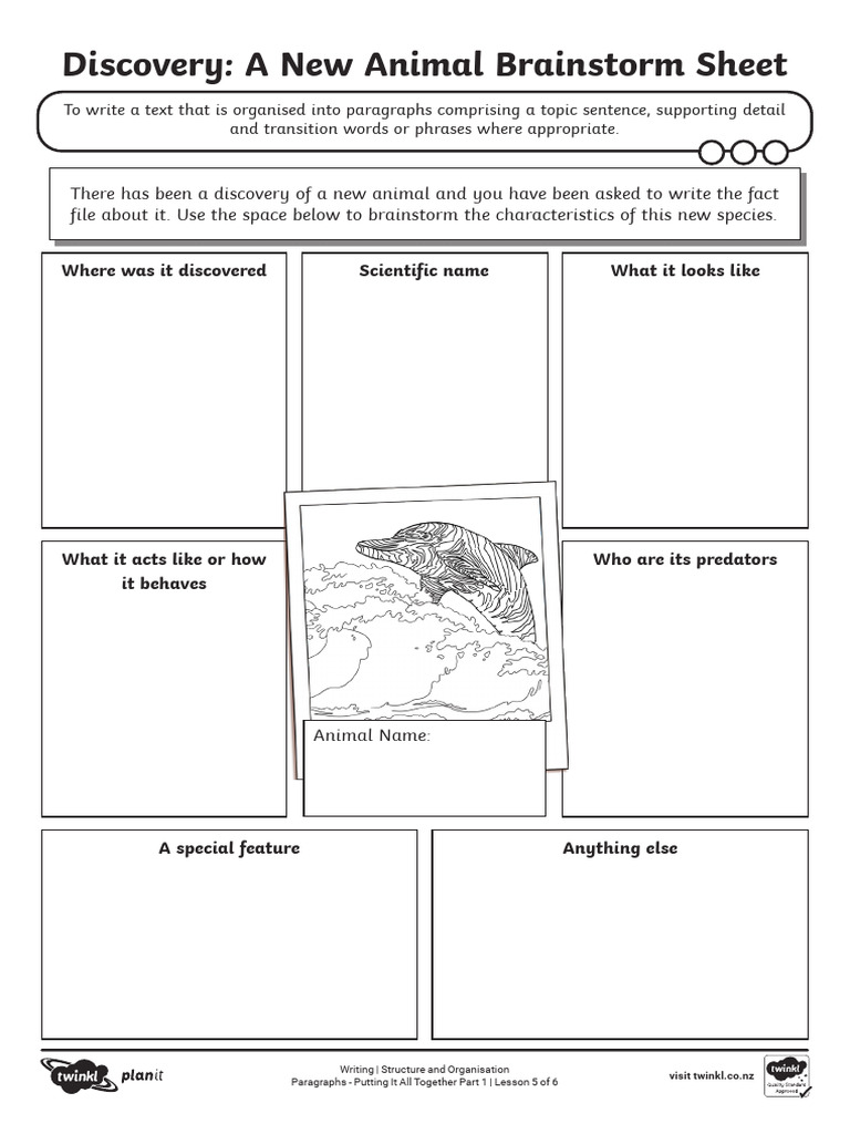 Discovery A New Animal (Differentiated Activity) Putting All Together ...
