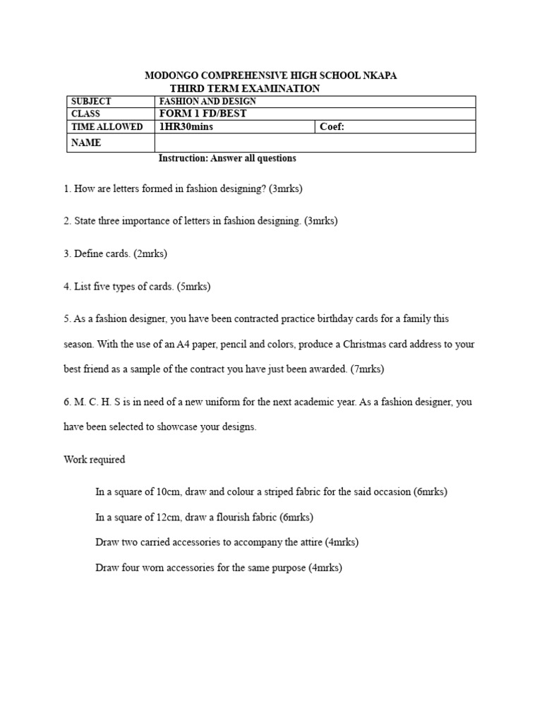 Mme Song Third Term e | PDF