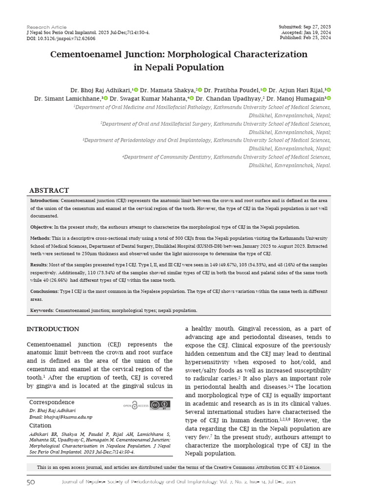 2024.03 Adhikari Et Al - CEJ | PDF