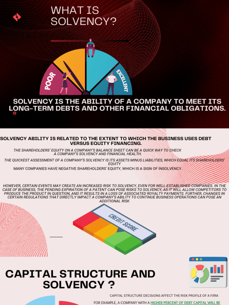 Solvency+Notes Kdgnmjpcl1 | PDF | Equity (Finance) | Debt