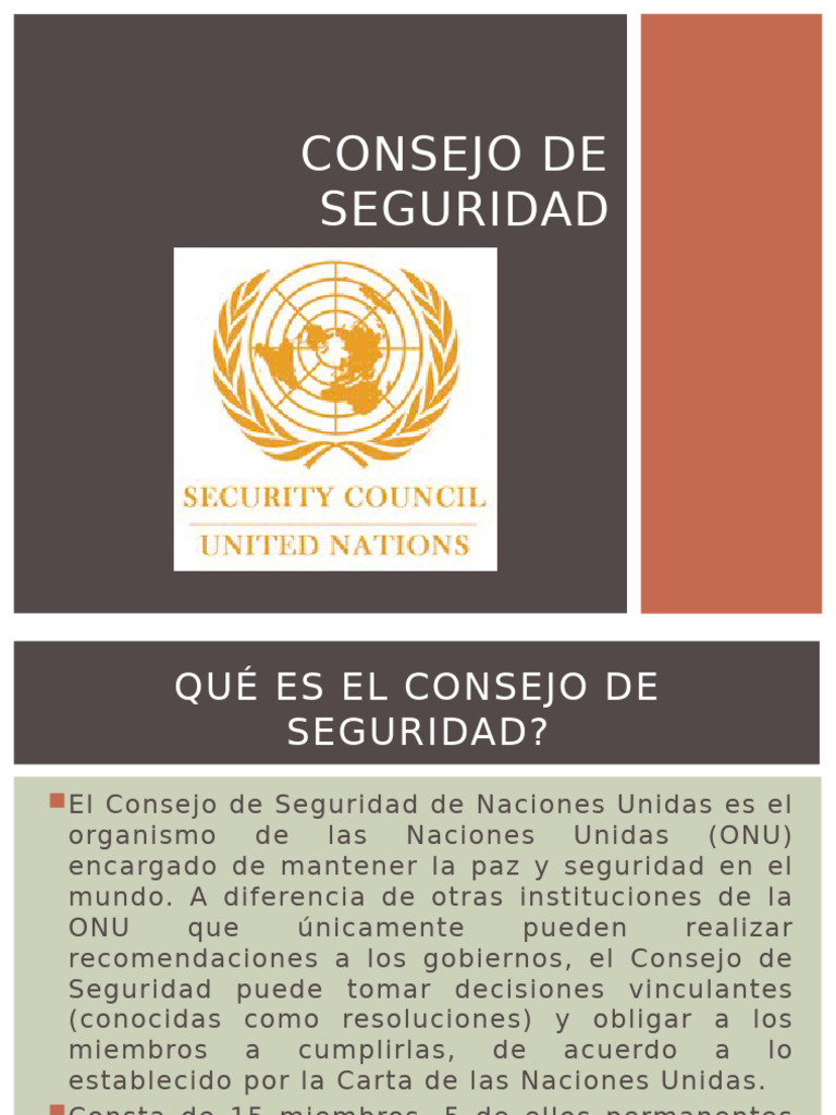 Capacitaciones de Consejo de Seguridad | PDF