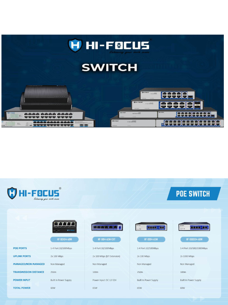 HiFocus-Switches | PDF