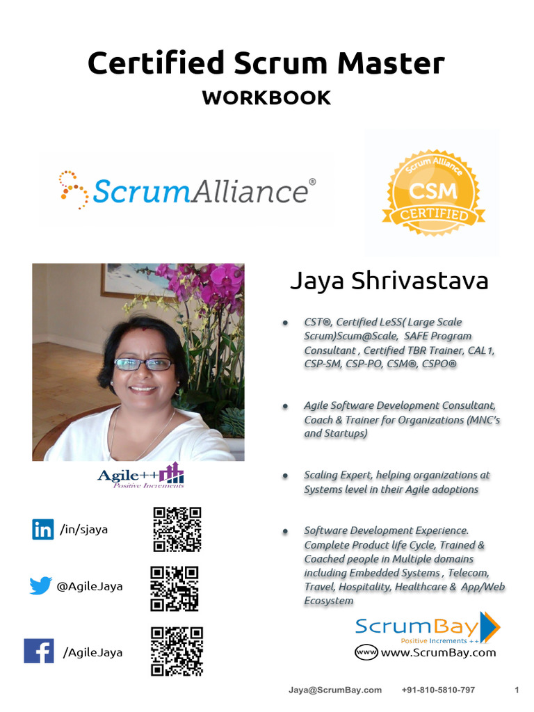 JAYA VCSM WORKBOOK v2.0 | PDF