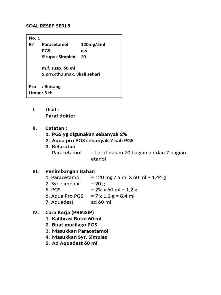 Resep Seri 5 | PDF