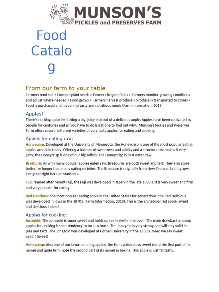 Cornerstone_food_catalog_starter (1) | PDF