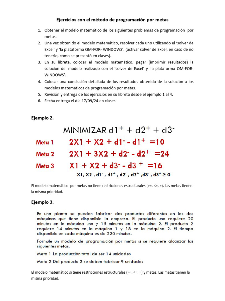 Ejercicio PM Solver QMW | PDF
