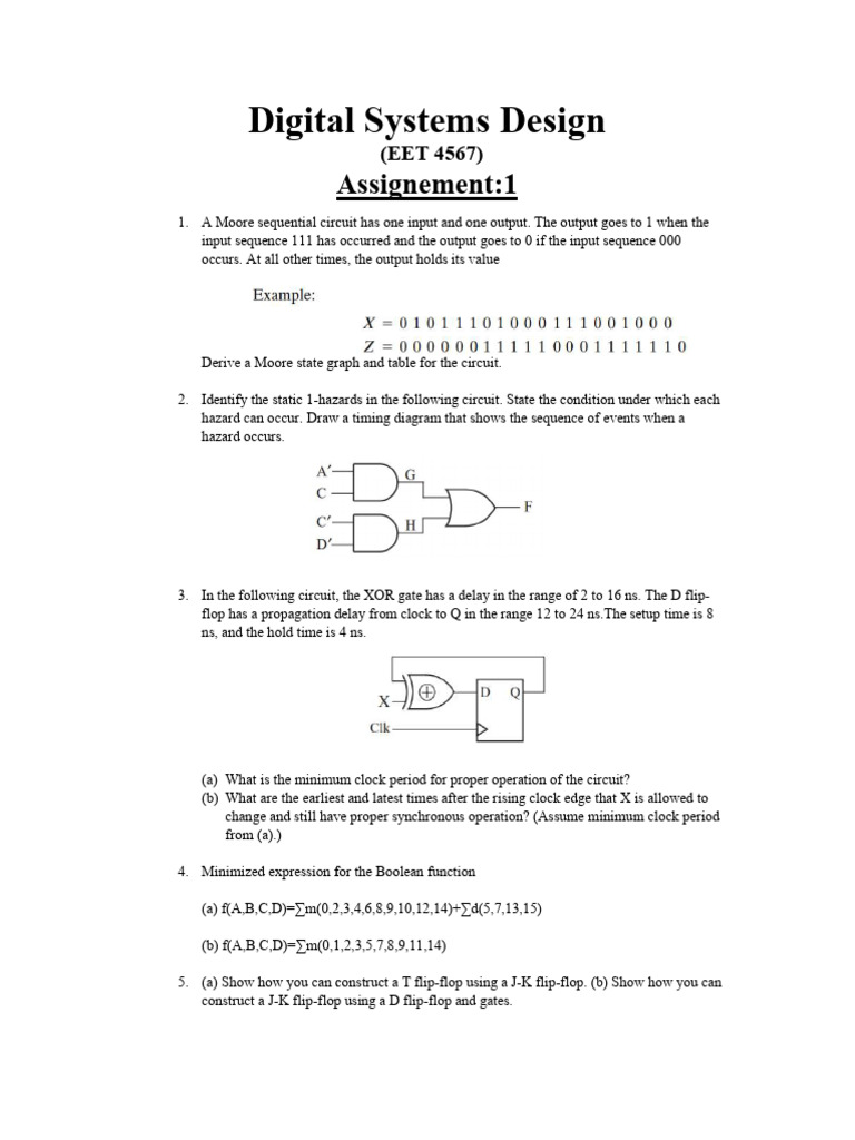Dsd Assignment Pdf