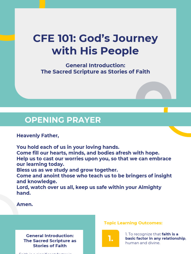 CFE 101_General Introduction | PDF